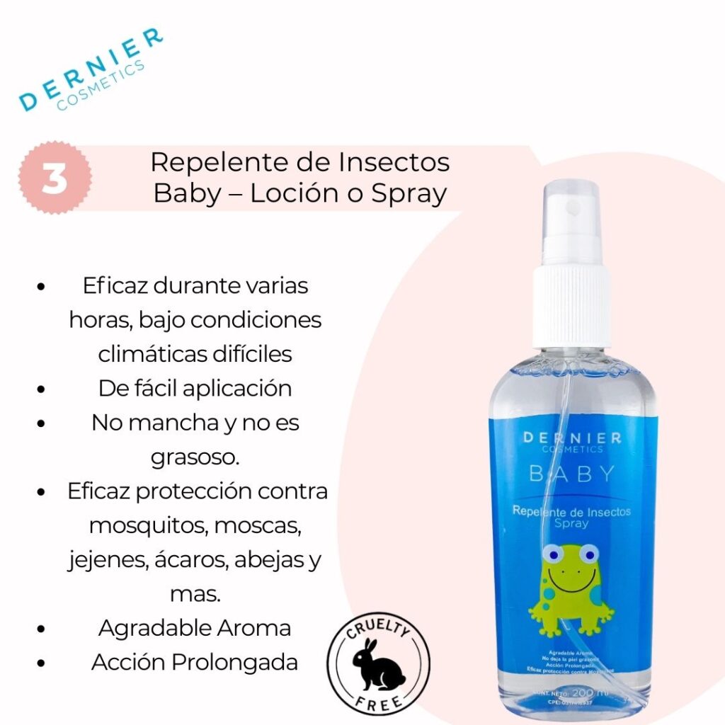 Repelente para insectos en spray (200ml) Dernier - Trend Kids