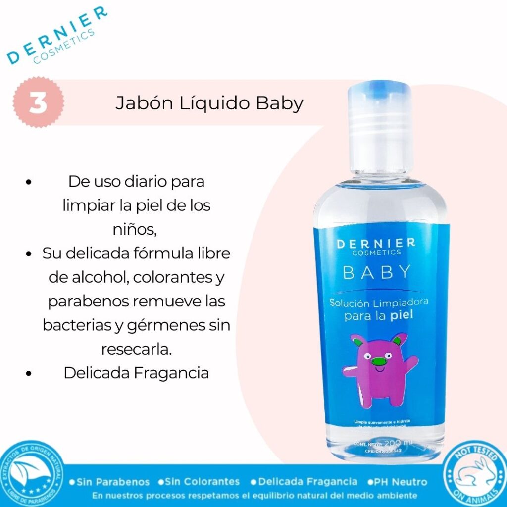 Jabón líquido para Bebé (200ml) Dernier - Trend Kids